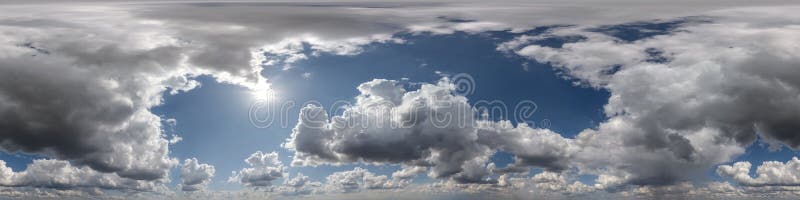 Overcast Skydome with Rain Storm Clouds As Seamless Hdri 360 Panorama ...