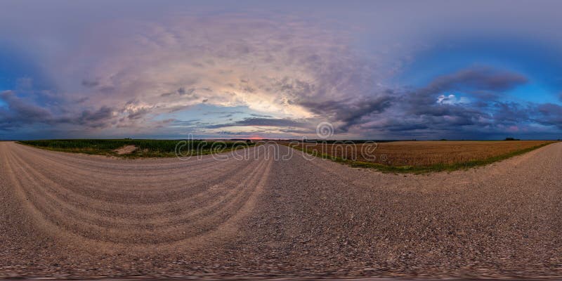 206 Overcast Equirectangular Projection Sunset Stock Photos - Free ...