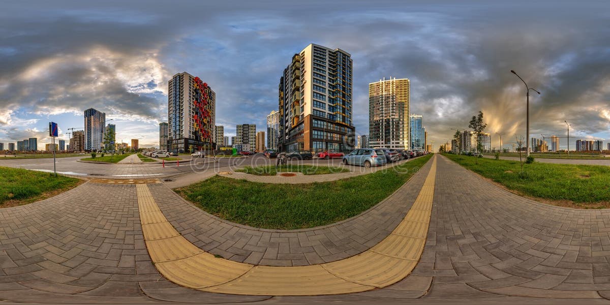 Full Equirectangular Seamless Spherical Projection Stock Illustrations ...