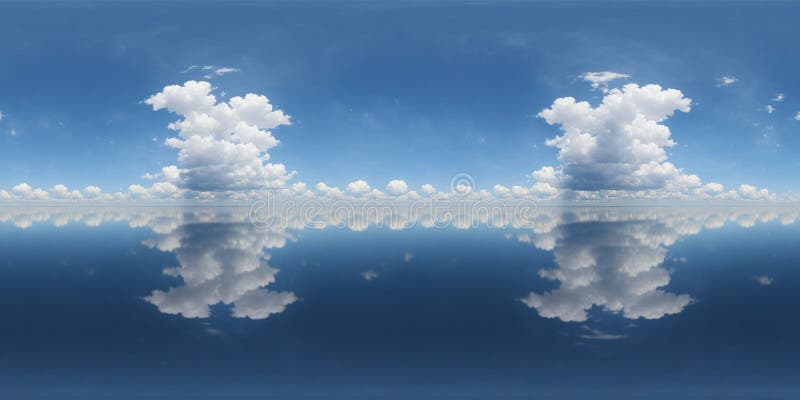 HDRI Perfect Sky Equirectangular Panorama 20 Stock Image - Image of ...