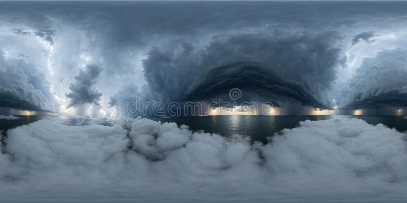 HDRI Perfect Sky Equirectangular Panorama 7 Stock Image - Image of ...