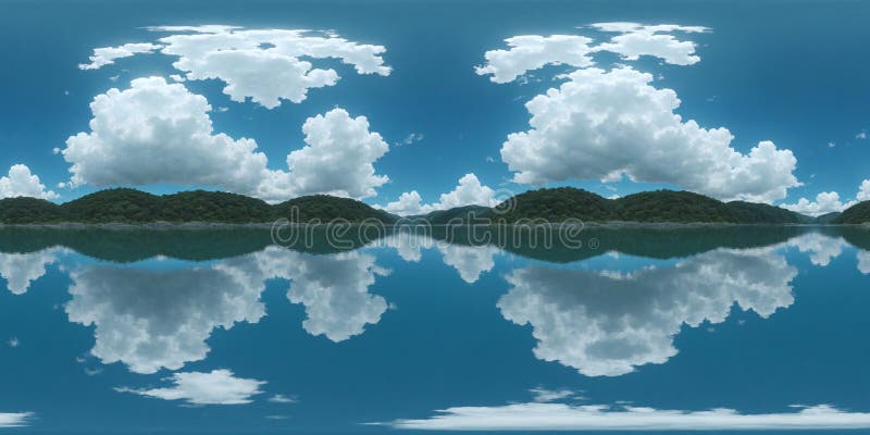 HDRI Perfect Sky Equirectangular Panorama 37 Stock Image - Image of ...