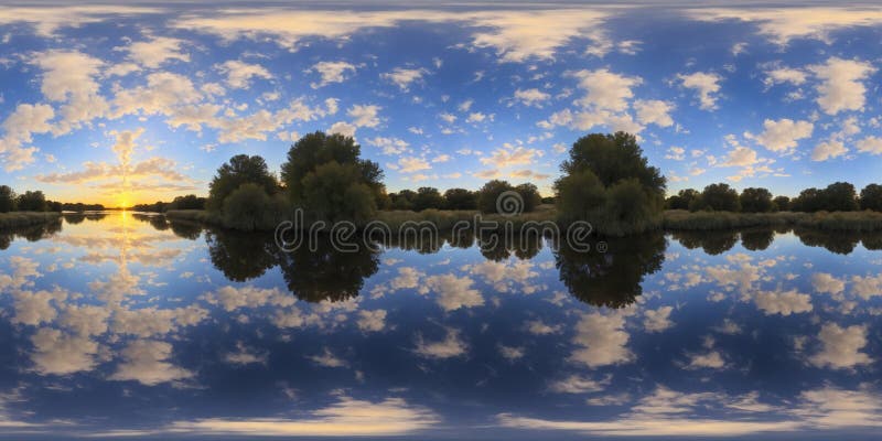 HDRI Perfect Sky Equirectangular Panorama 6 Stock Photo - Image of ...