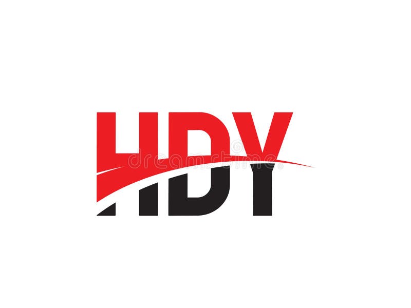 HDY Letter Initial Logo Design Vector Illustration Stock Vector ...