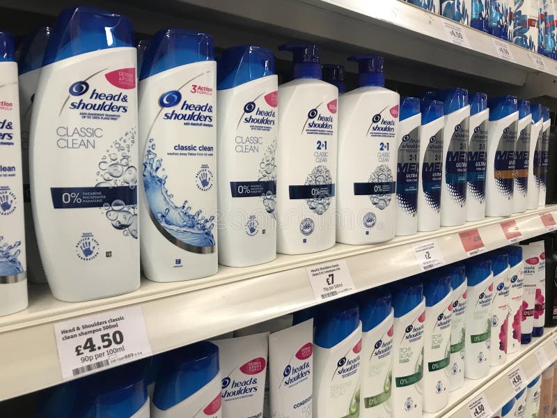 Shampoo Shelves In Supermarket Editorial Photography - Image of various ...