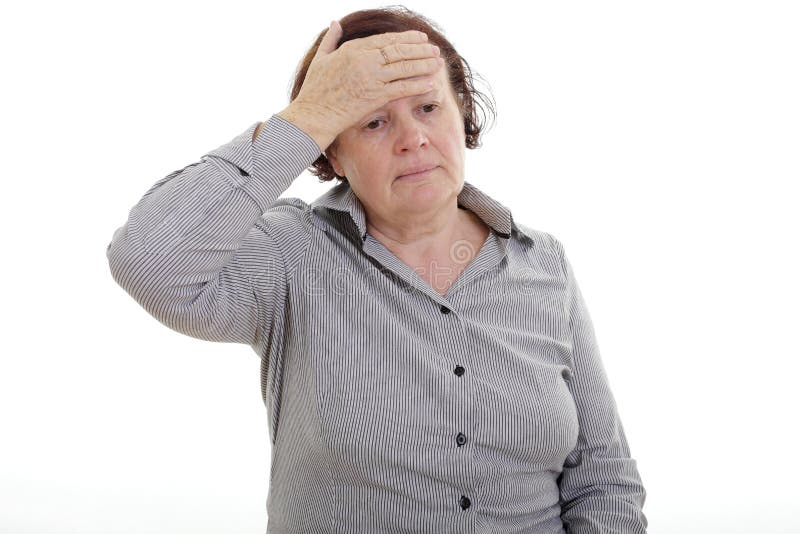 Sad retired woman stock photo. Image of compassion, face - 15954262