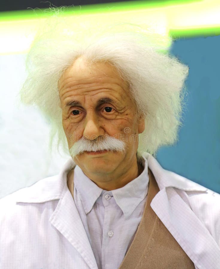 Head of Albert Einstein on a Science Exhibition Editorial Stock Photo ...