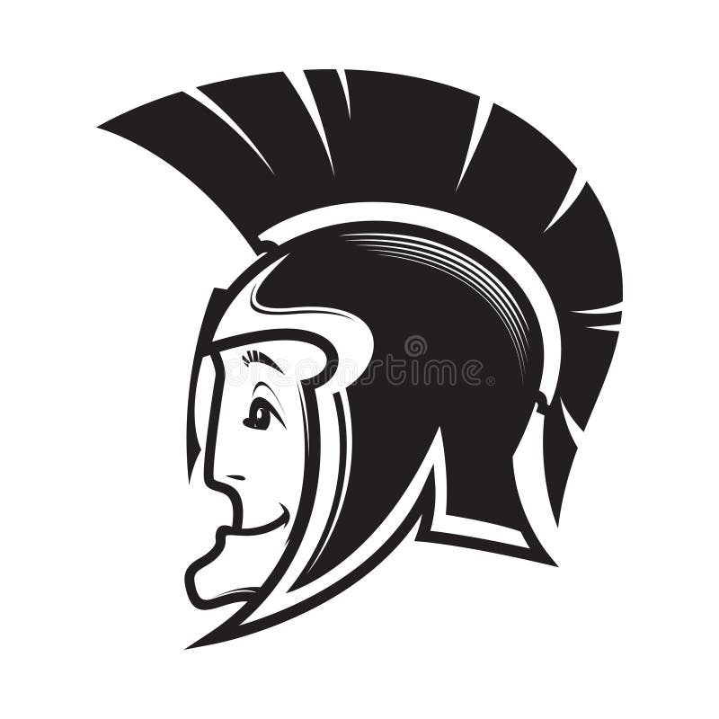 Roman Centurion Mascot Head Helmet Cartoon Stock Illustrations – 129 ...