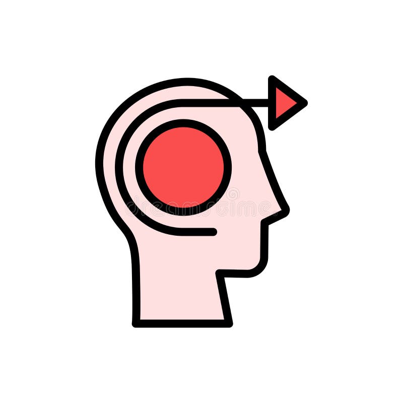 Brain, Arrow, Inspiring Change Icon Neon Color Set Icon. Simple Thin ...