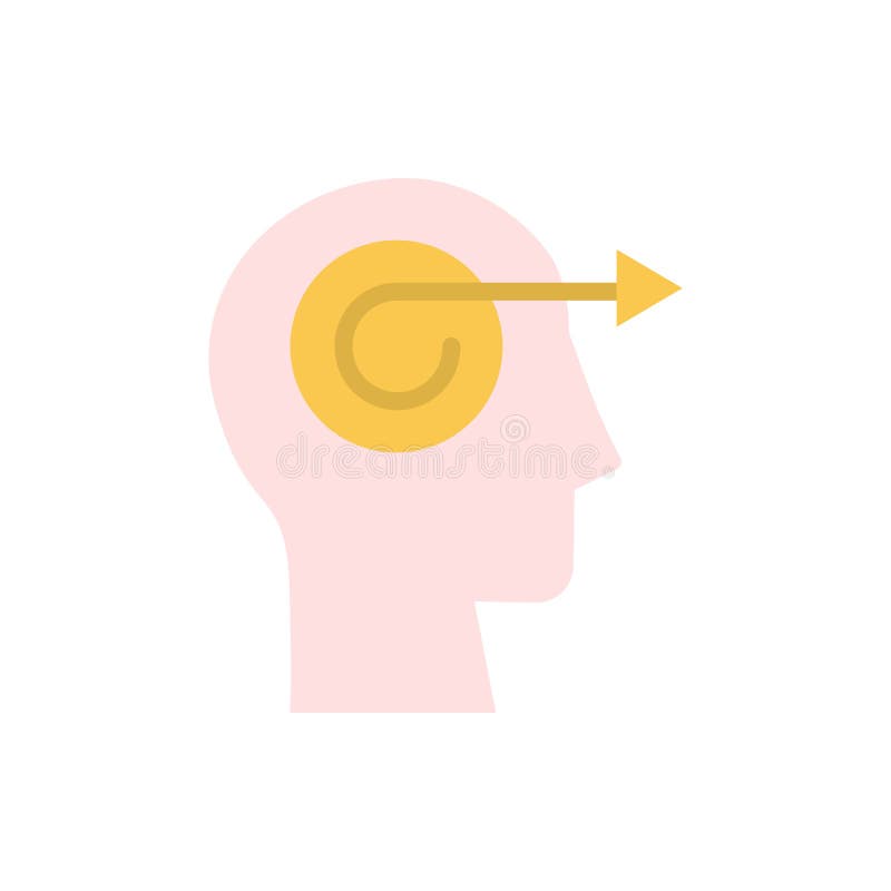 Brain, Arrow, Inspiring Change Icon Neon Color Set Icon. Simple Thin ...