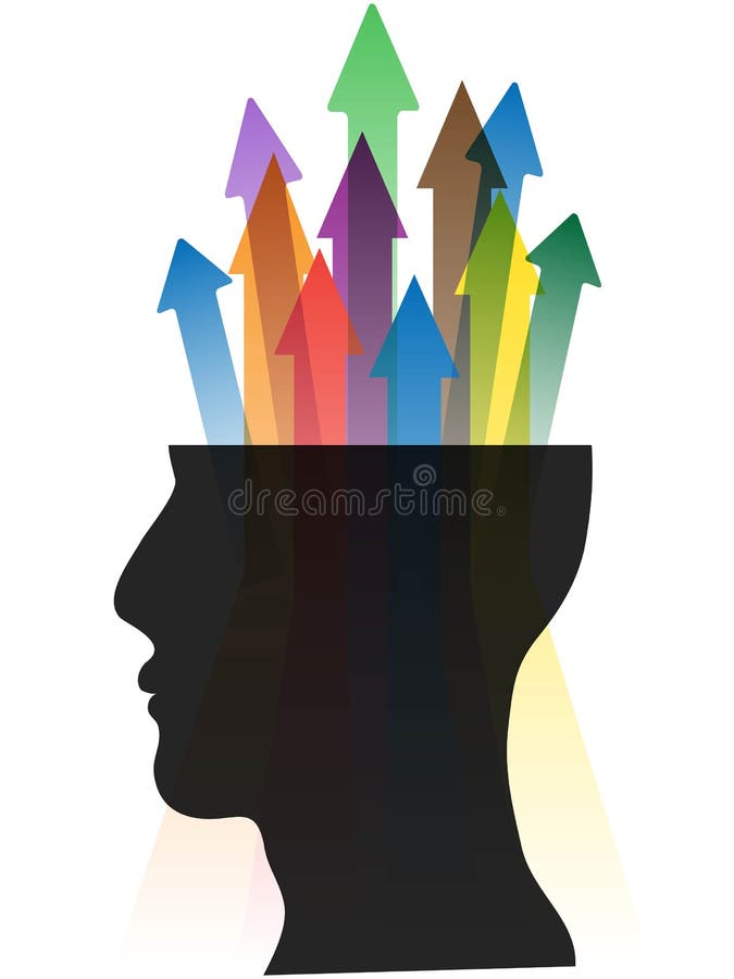 Head arrows stock vector. Illustration of achievement - 94157854