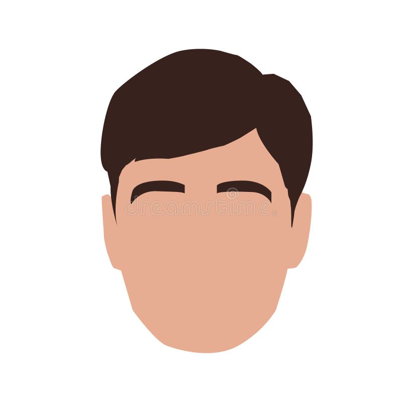 Head Avatar People with Hair Style Design Vector Stock Vector ...