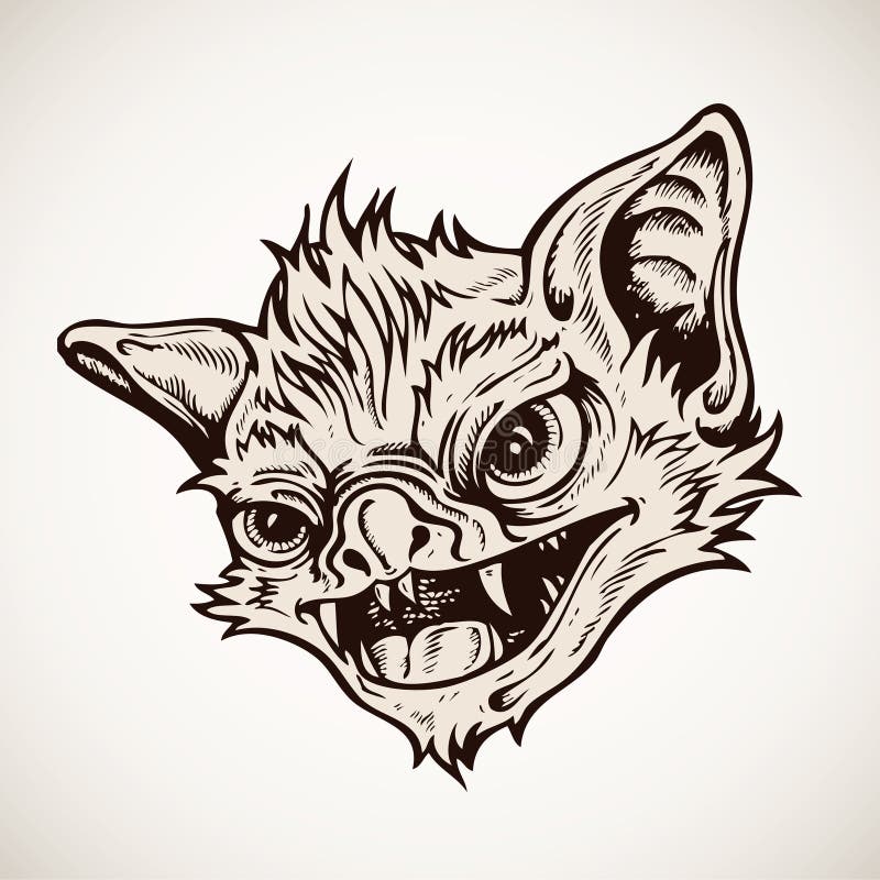 Bat Head Stock Illustrations – 8,294 Bat Head Stock Illustrations ...