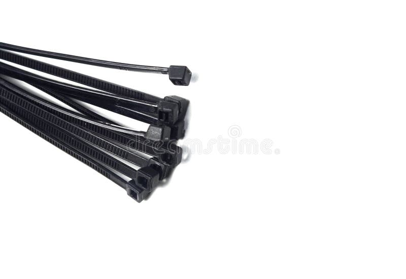 Plastic tie stock photo. Image of wire, buckle, isolated - 19369908