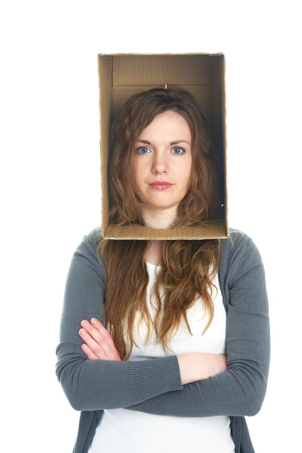 Head in box stock image. Image of human, business, head - 24035689