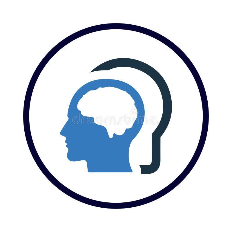 Head, Brain, Health, Mental Health Icon Stock Vector - Illustration of ...