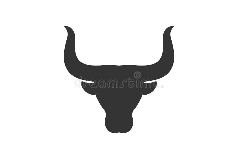 Bull simple illustration stock illustration. Illustration of animal ...
