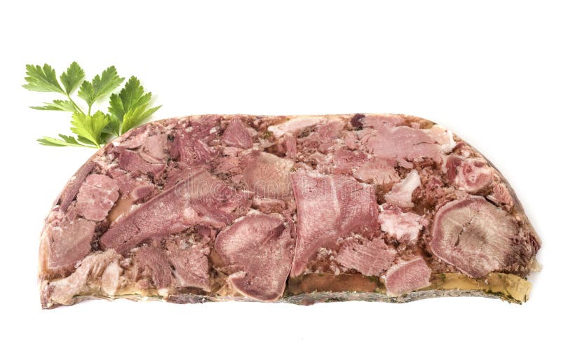 Head cheese in studio stock photo. Image of background - 200483918