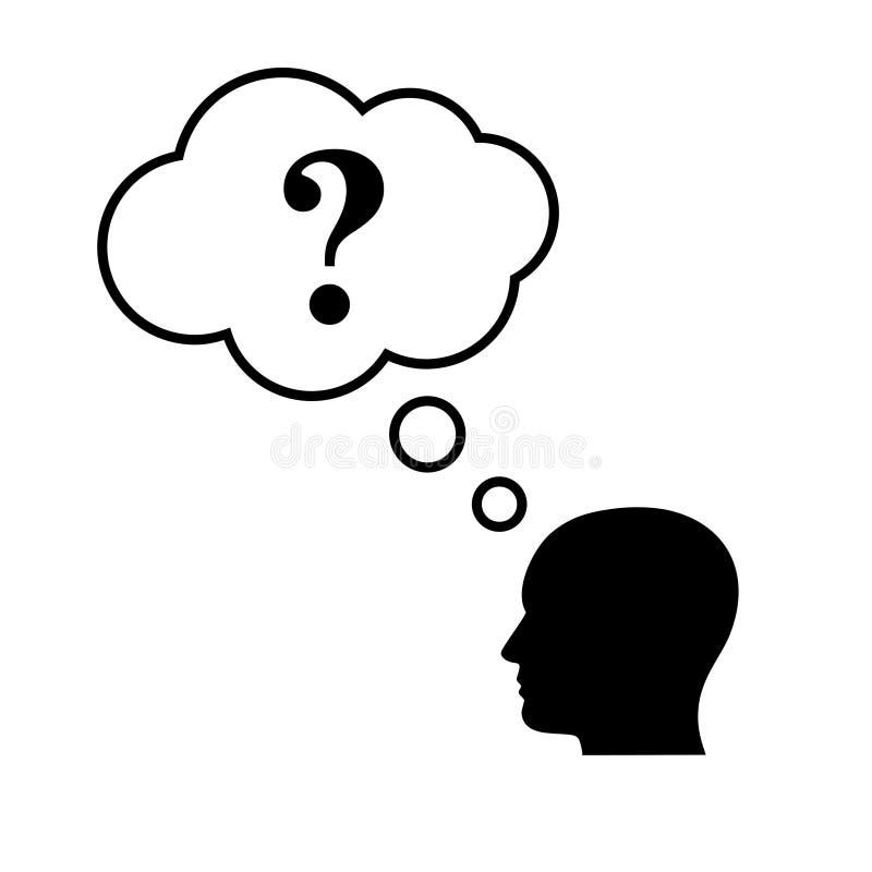 Think Icon. Monochrome Simple Sign from Critical Thinking Collection ...