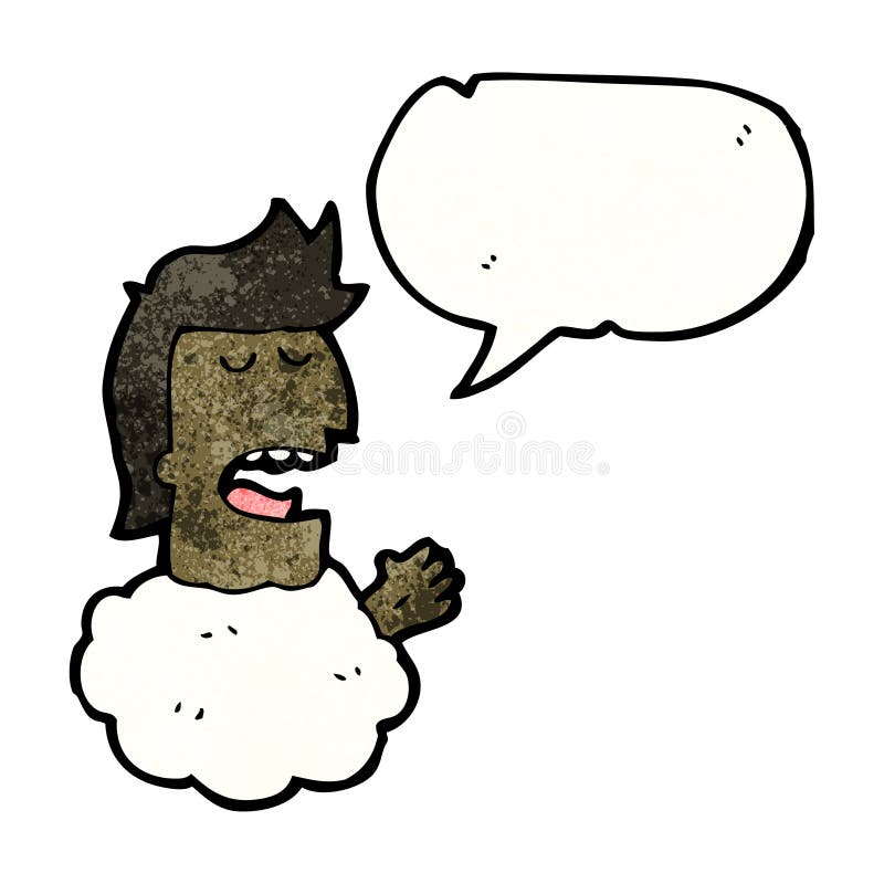 Cartoon Man Head Clouds Stock Illustrations – 182 Cartoon Man Head ...