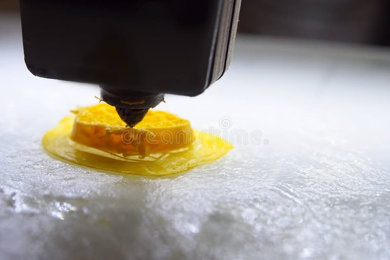 Head of a 3D printer stock photo. Image of dimensional - 60241216