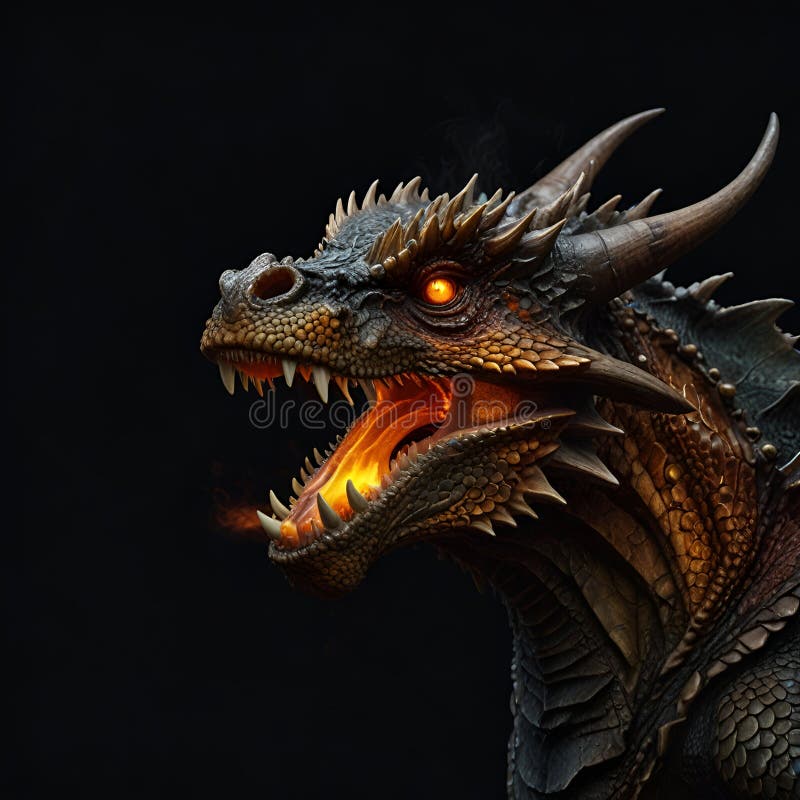 Dragon Fire Head Stock Illustrations – 8,372 Dragon Fire Head Stock ...