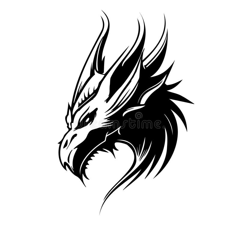 Head Dragon Vector Icon Design, Logo Template. Stock Vector ...
