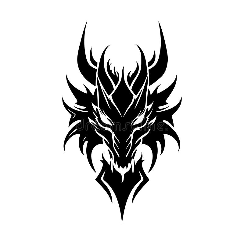 Head Dragon Vector Icon Design, Logo Template. Stock Vector ...