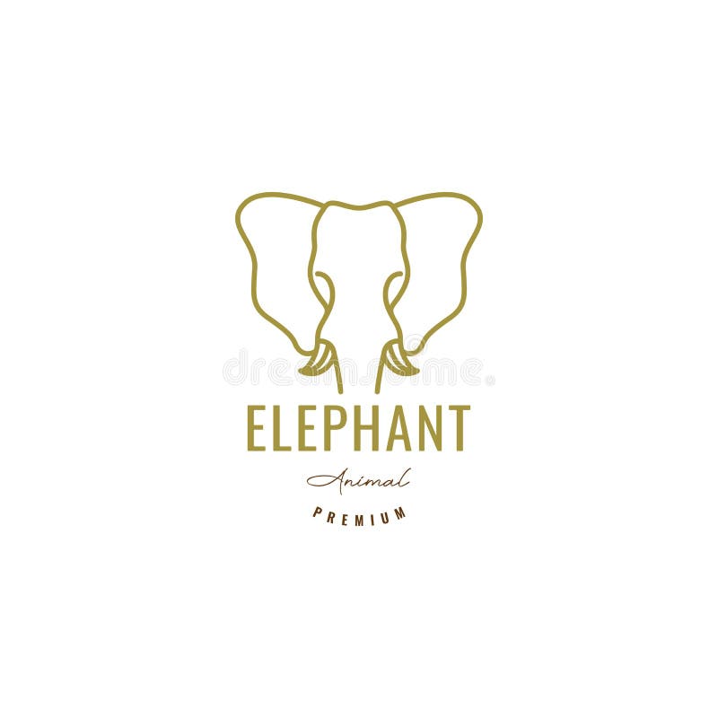 Elephant Minimalist Logo Vector Design Stock Illustrations – 906 ...