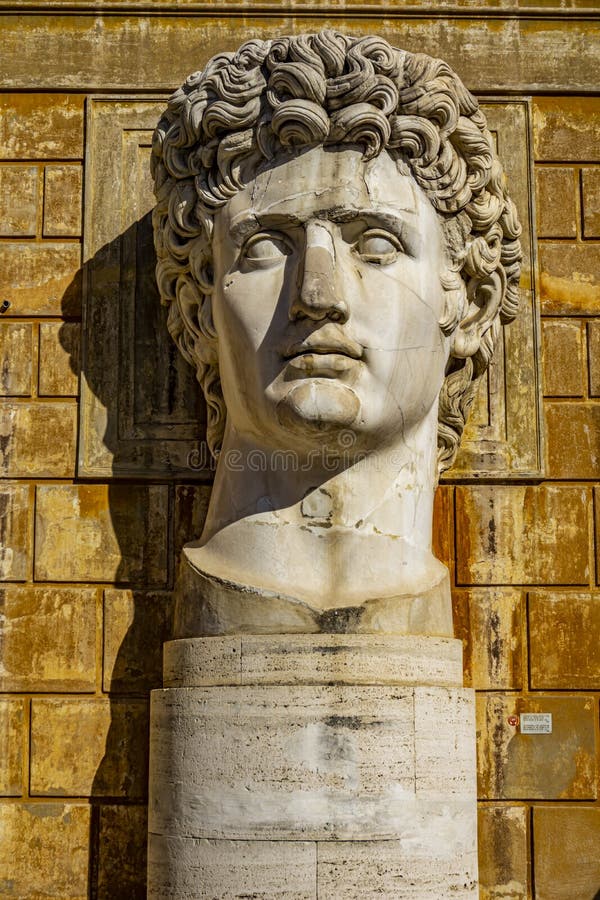 Head of Emperor Augustus at the Vatican Museum Editorial Photo - Image ...