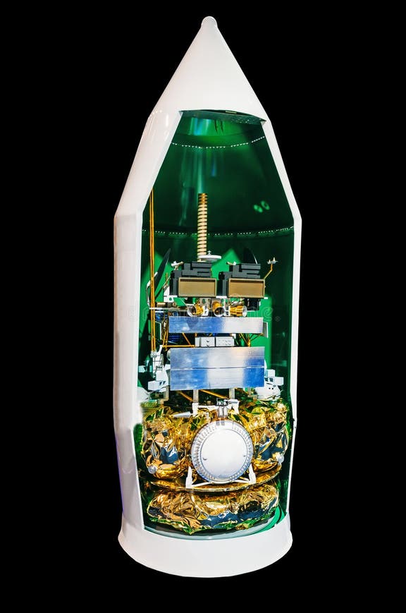 Head Fairing of a Rocket of a Spacecraft with a Satellite on Board in a ...