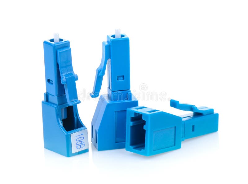 Fiber Optic Connecting on Core Network Swtich Stock Photo - Image of ...