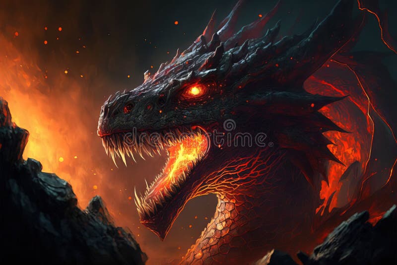 Dragon Fire Mouth Stock Illustrations – 281 Dragon Fire Mouth Stock ...