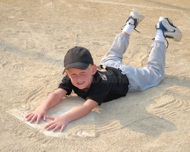 Head first slide two stock photo. Image of exercise, pitch - 2879462