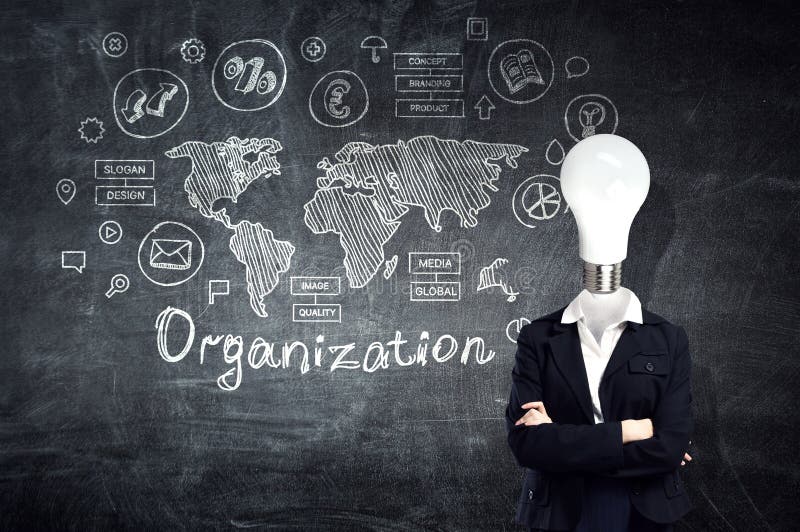 Head Full of Ideas. Mixed Media Stock Photo - Image of concept, power ...