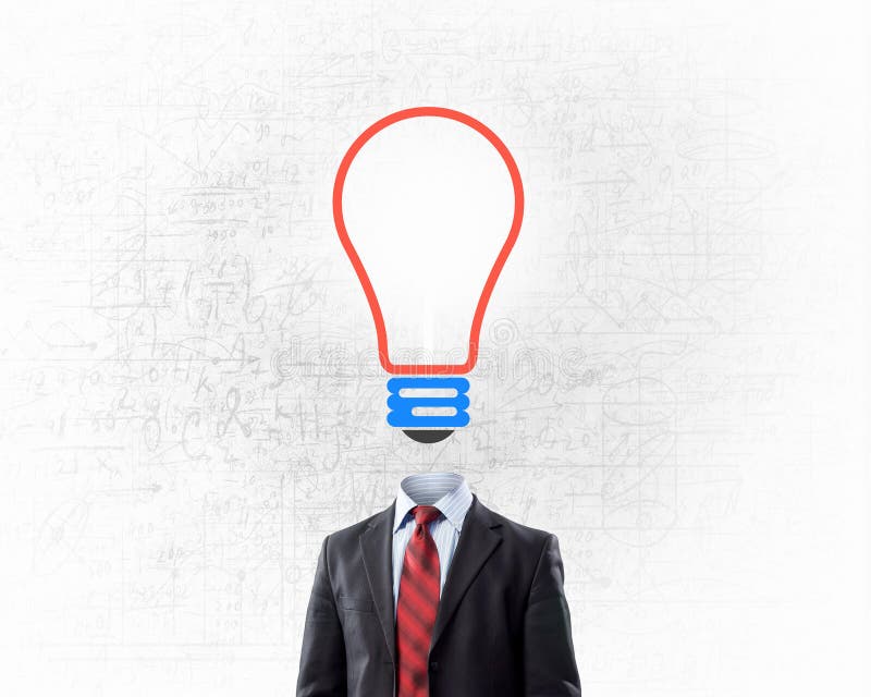 Head full of ideas stock illustration. Illustration of businessperson ...