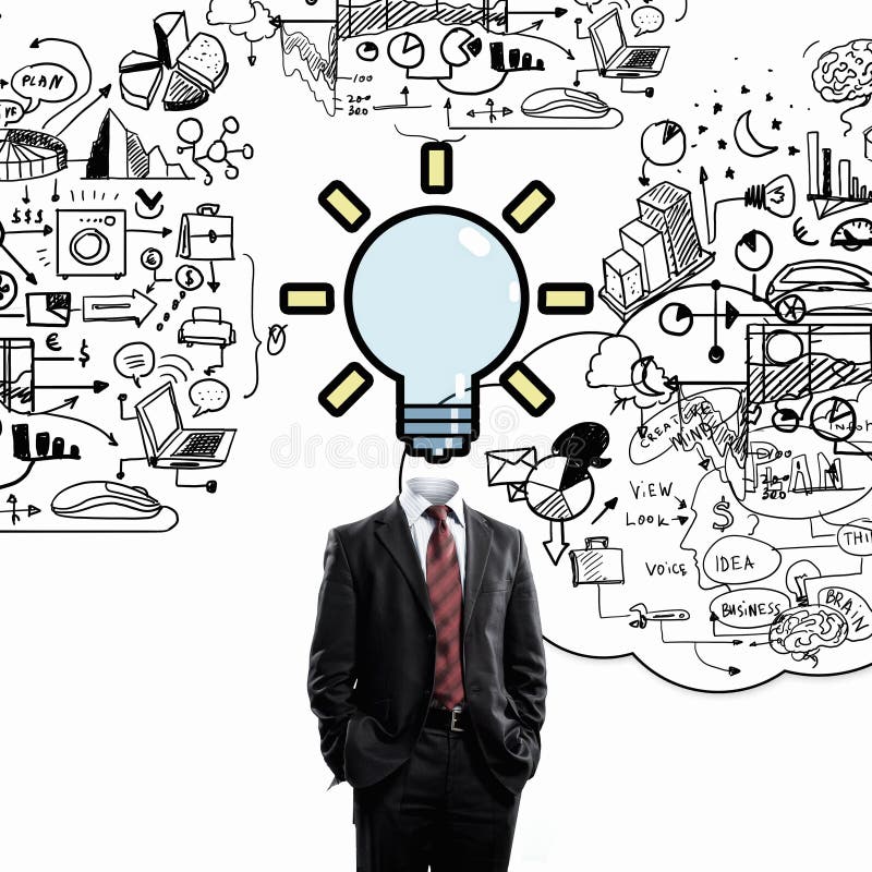 Head full of ideas stock photo. Image of seminar, human - 58955502