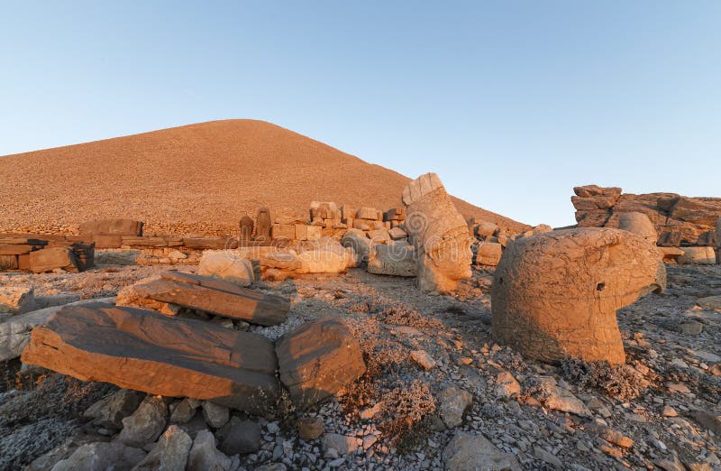Head of Goddess of Commagene (Tyche) Stock Image - Image of iconoclasm ...
