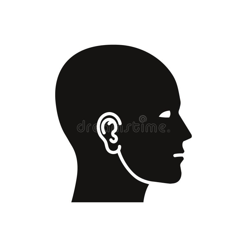 Head Icon Design Profile Contour. Vector Illustration. Stock Vector ...