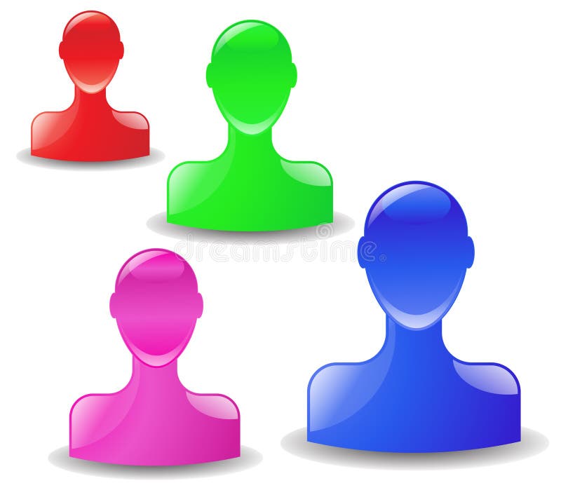 Head Icons stock illustration. Illustration of valentine - 7668672