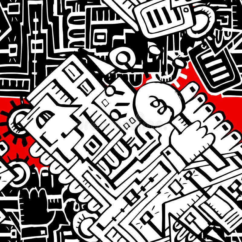 Head Idea Concept with Light Bulbs. Hand Lettering Stock Vector ...