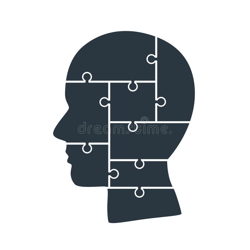 Head Info Puzzle Sign, Template Design Element, Vector Illustration ...