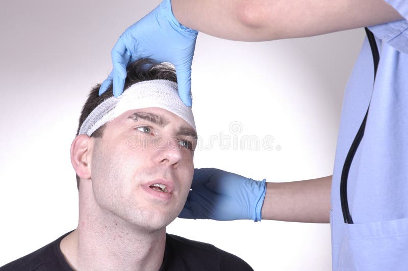 Head injury stock image. Image of measure, healthy, intern - 270809
