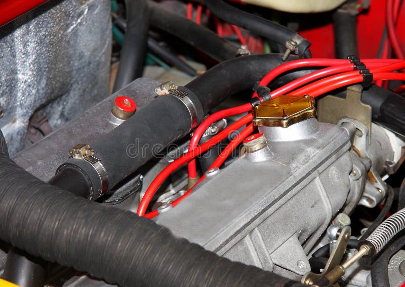 Head of an Internal Combustion Engine Stock Photo - Image of spark ...