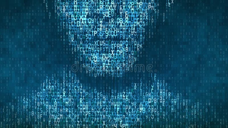 Head of Internet Hacker and Artificial Intelligence on Neural Network ...