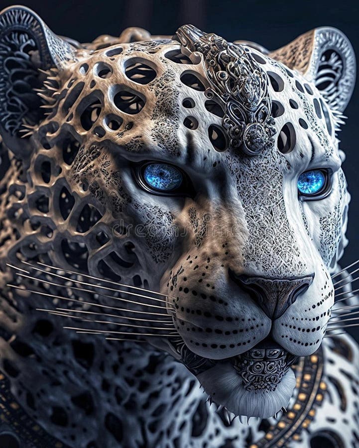 A Head with Leon and Gold Armor Stock Illustration - Illustration of ...