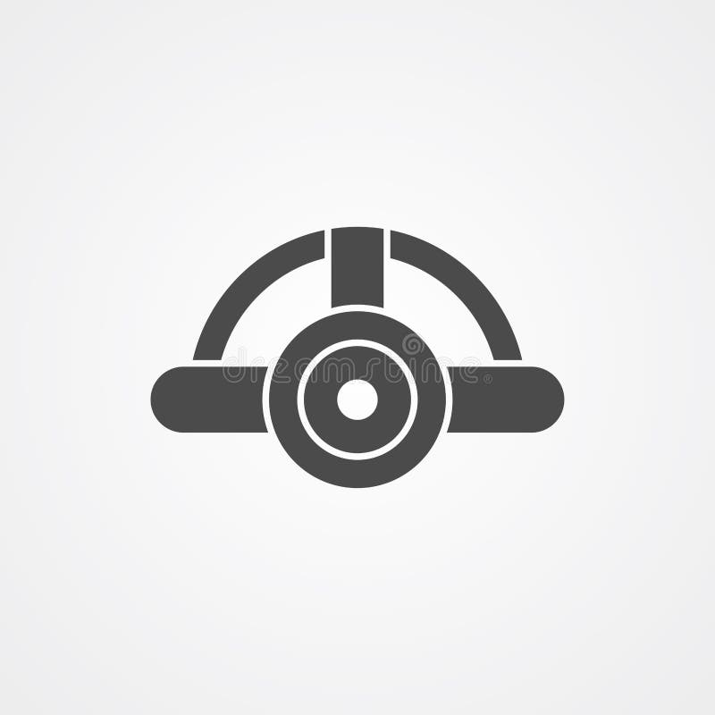 Head Light Vector Icon Sign Symbol Stock Illustration - Illustration of ...