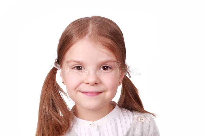 Head of a little girl stock photo. Image of childhood - 22256604