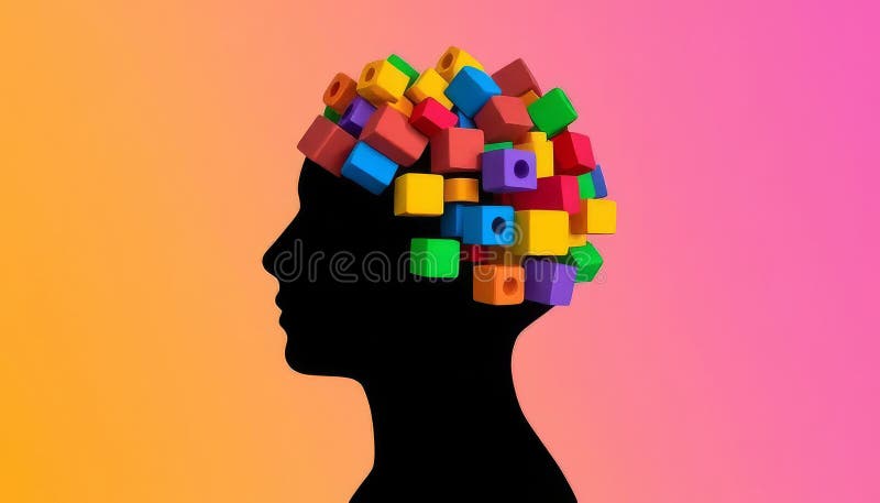 Head Made Blocks Black Face Stock Photos - Free & Royalty-Free Stock ...