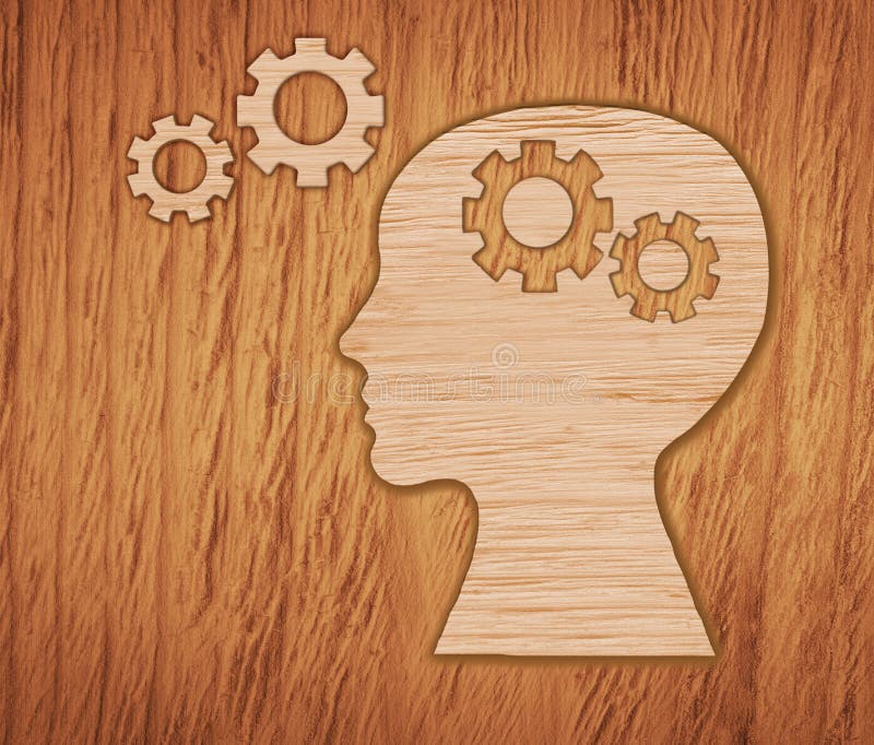 Head Made from Gears. Brain Activity. Stock Photo - Image of memory ...